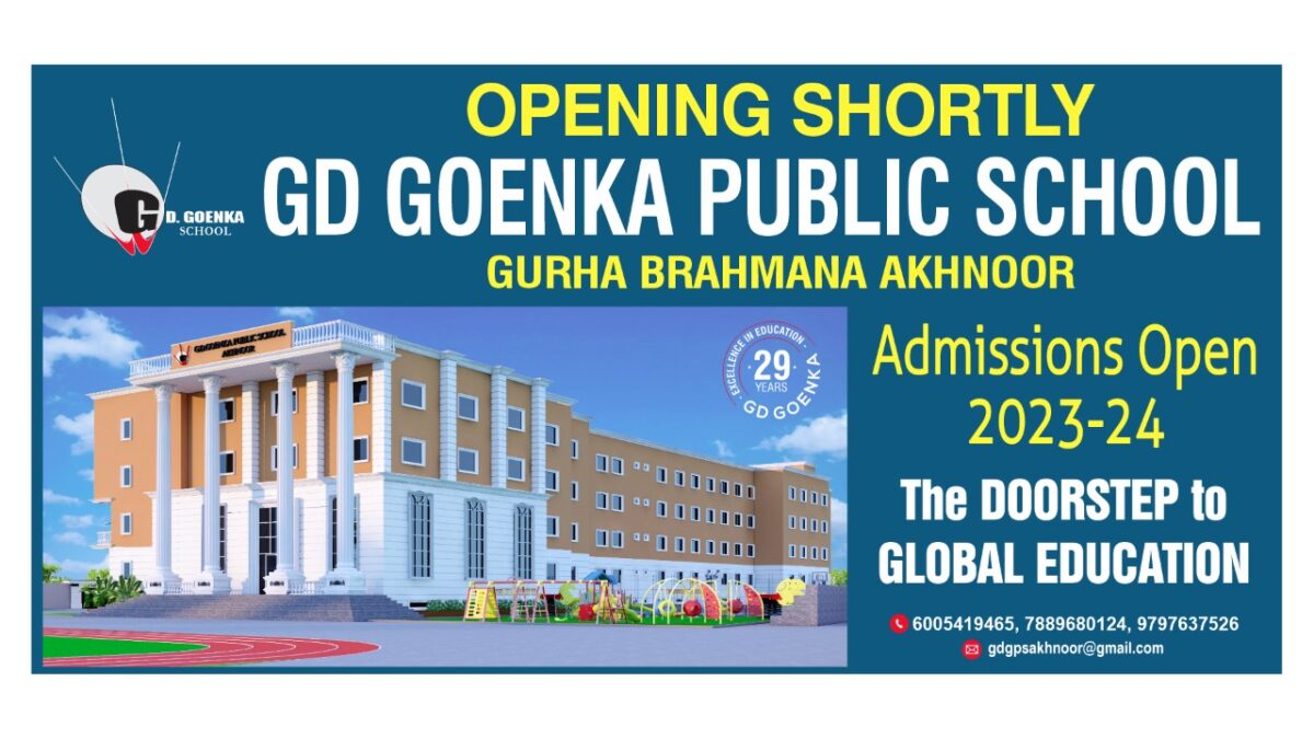 G D Goenka Public School Akhnoor – Welcome to G D Goenka Public School